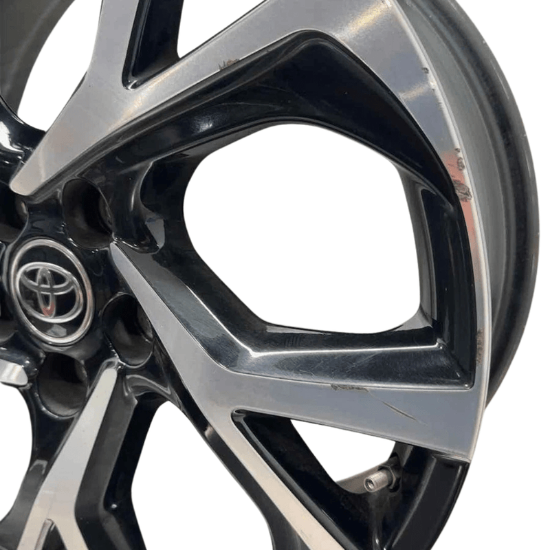 2018-2022 Toyota CHR Machined Black 18x7 alloy, 10 spoke Wheel Rim ...