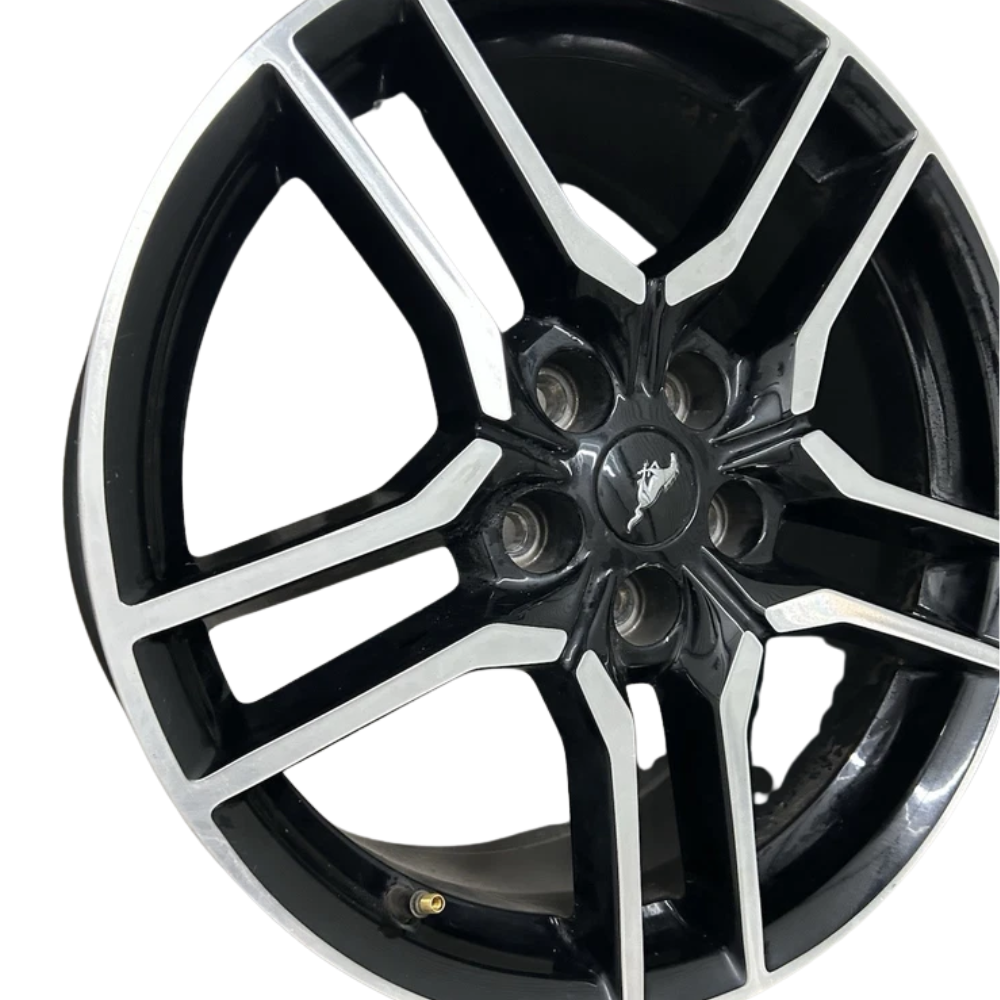 2018-2023 Ford Mustang Machined Black OEM Wheel 18 Rim Stock Factory ...